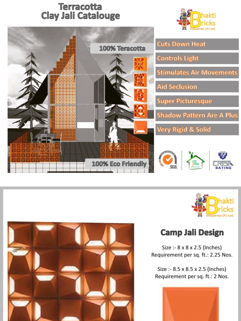 Terracotta Jali Brick Catalogue | PDF