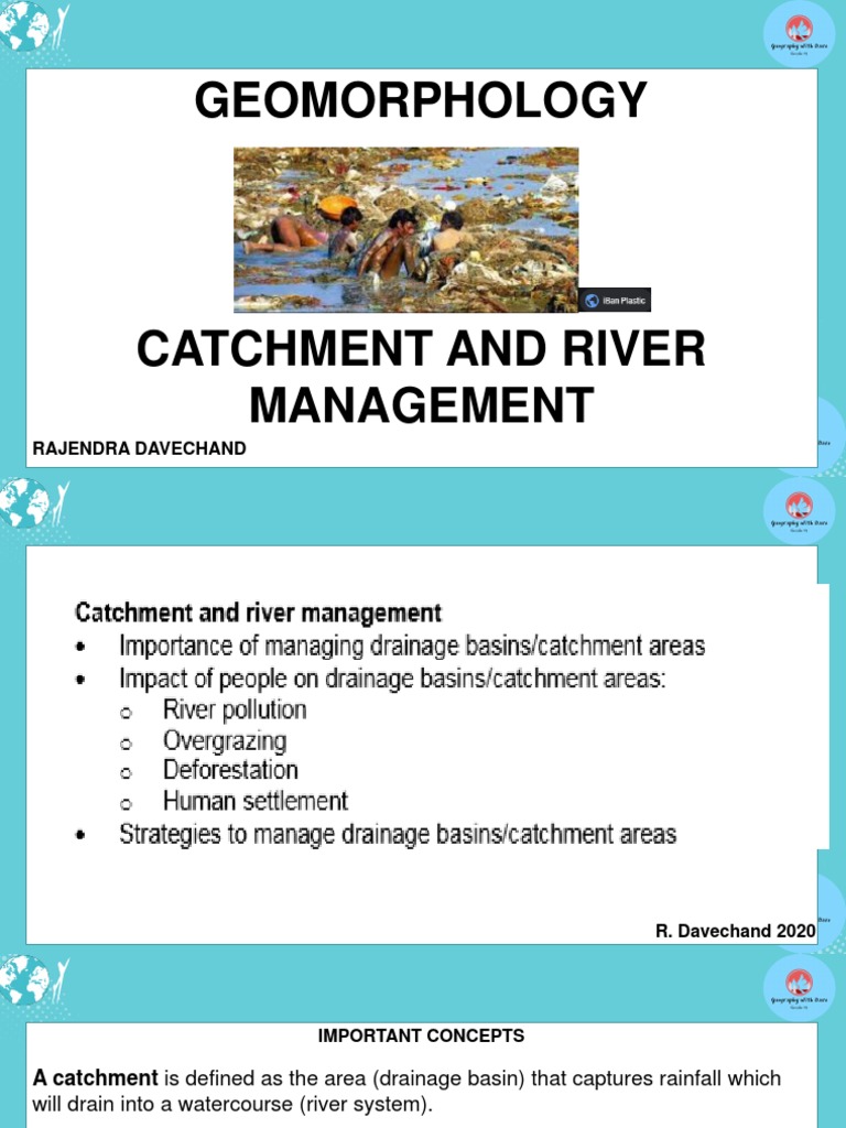 5 Geography Grade 12 River Catchment Management PPT's | PDF | Drainage ...
