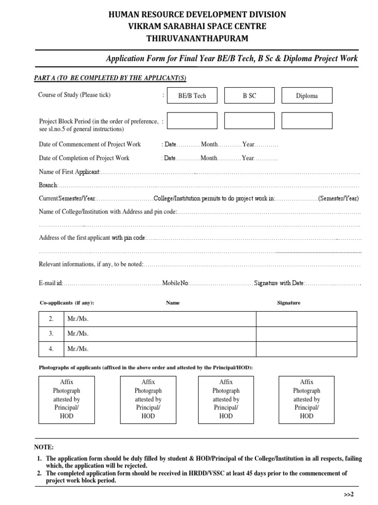 Project Work in ISRO | PDF