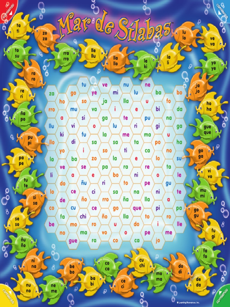 Mar de Silabas Sea of Syllables | PDF
