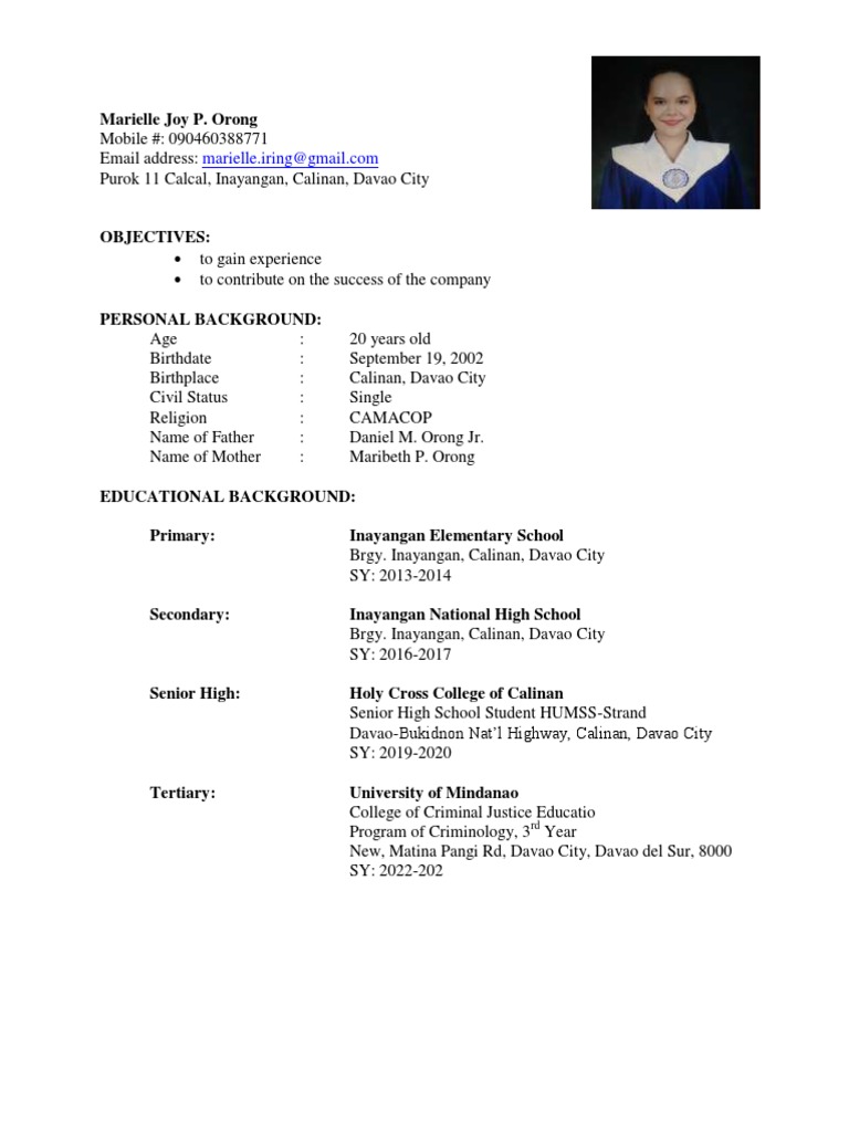 Job Resume | PDF