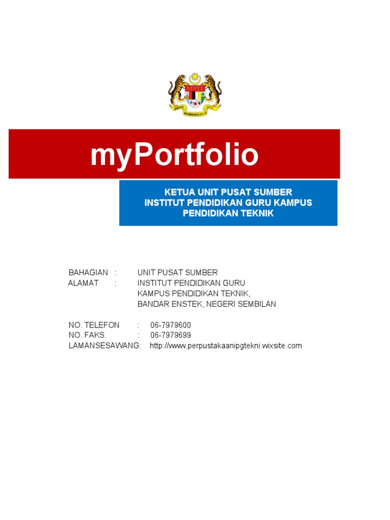 Myportfolio Talibkps2018 | PDF