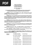 Barangay Executive Order Nos. 0060 2023 BDRRM Committee | PDF ...