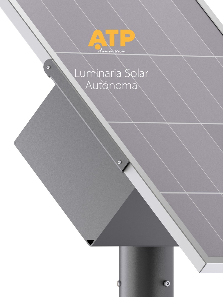 Atp Iluminacion Ficha Tecnica Conjunto Solar 1 | PDF | Diodo emisor de ...