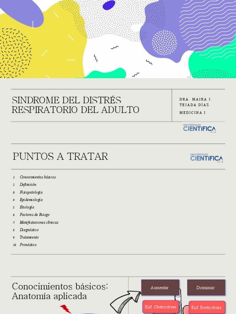 Síndrome de Distrés Respiratorio en Adultos | PDF | Edema | Difusión