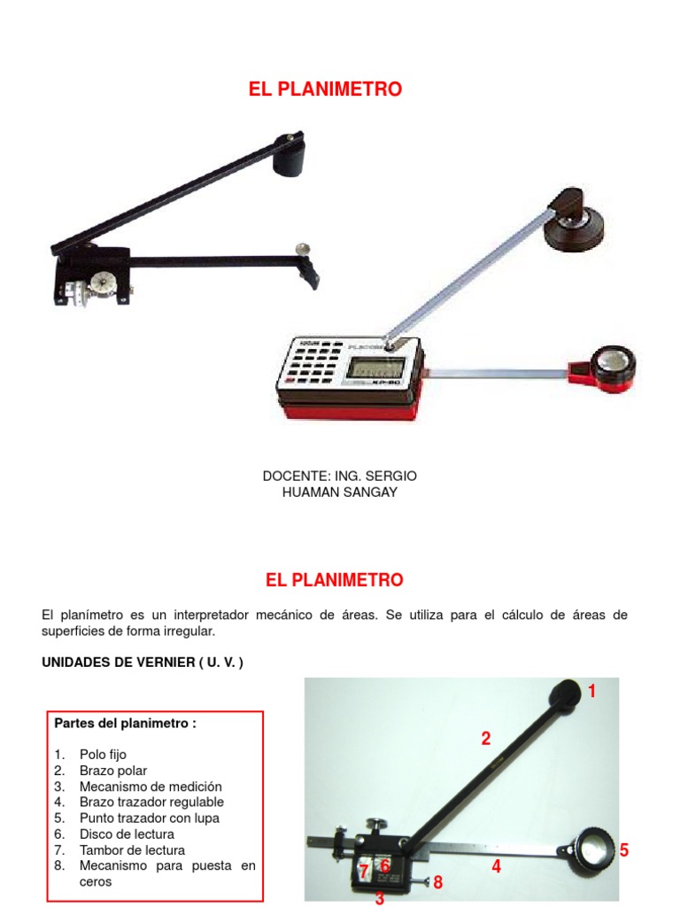 PRÁCTICA DE GABINETE-EL PLANÍMETRO. | PDF | Metrología
