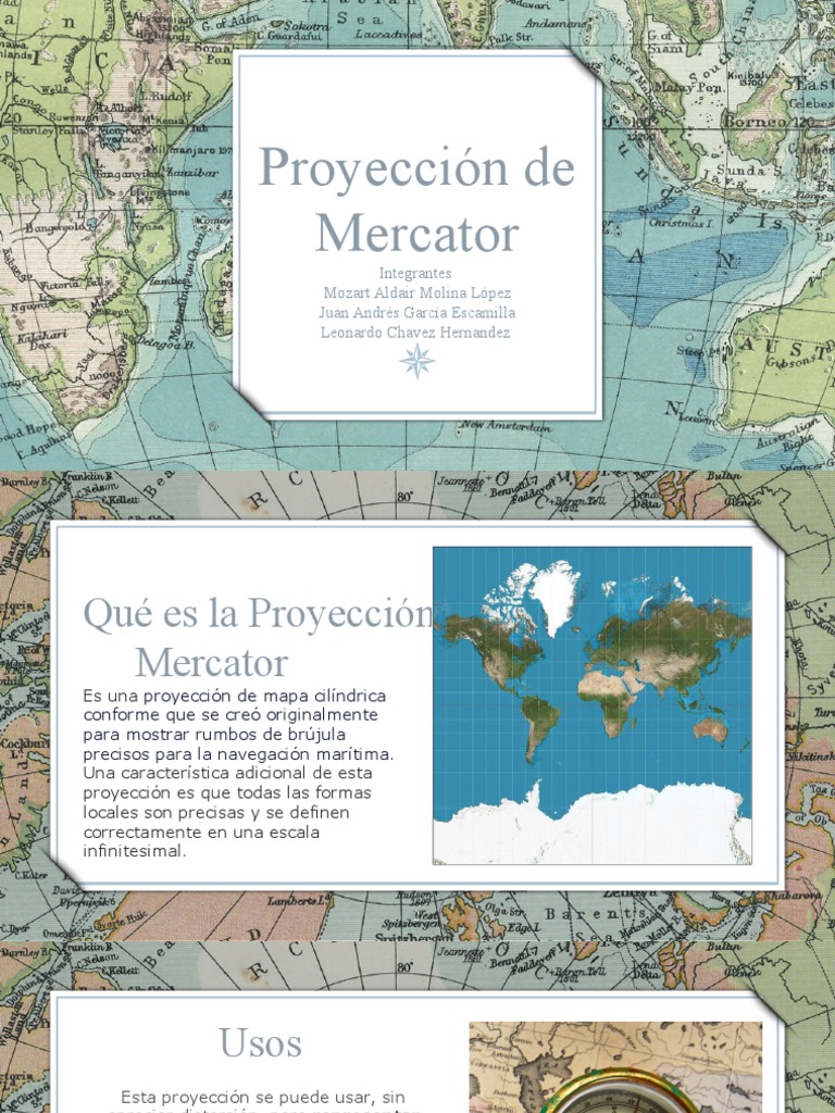 Proyección de Mecator | PDF | Mapa | Tierra