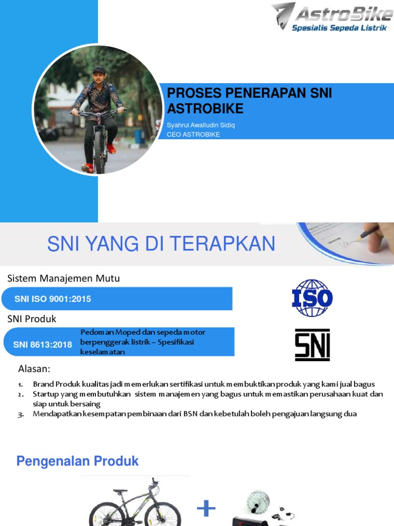 PROSES SNI ASTROBIKE - Syahrul Awalludin | PDF