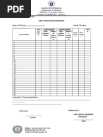 Grade 4 ELLNA Assessment Form | PDF