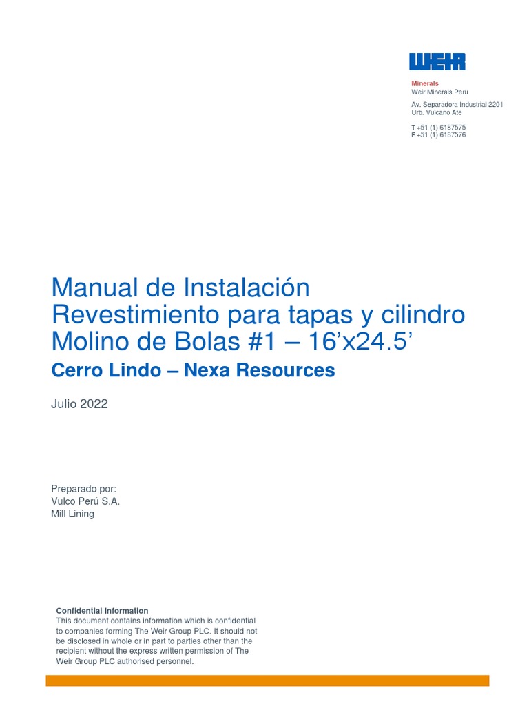 Manual de Instalación de Revestimientos - Nexa Cerro Lindo BM 16.5x24 (Rev.01) | PDF