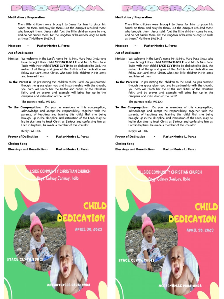 Dedication 1 | PDF | Jesus | Gospel Of Matthew