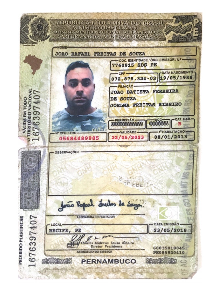 Documentos Escaneados CNH | PDF