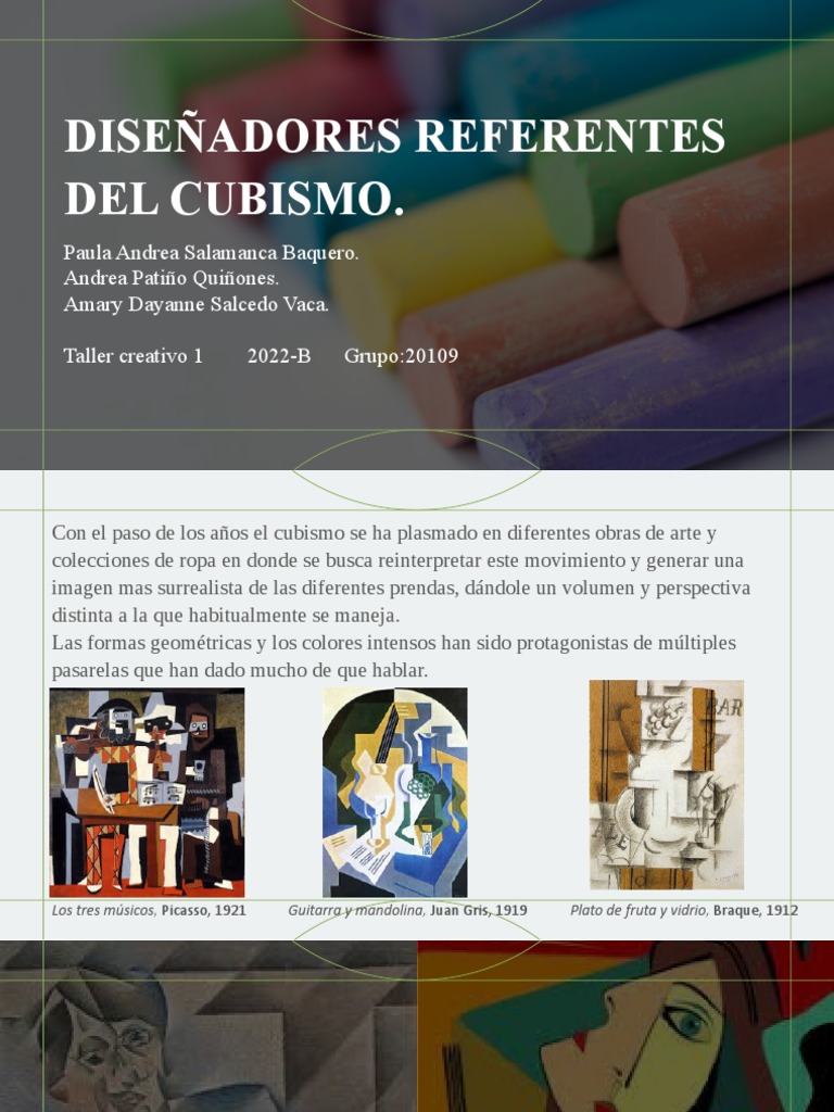 Influencia del Cubismo en la Moda | PDF | Cubismo | Pablo Picasso