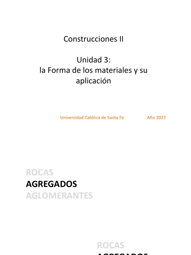 Agregados en Hormigón y Morteros | PDF | Hormigón | Materiales