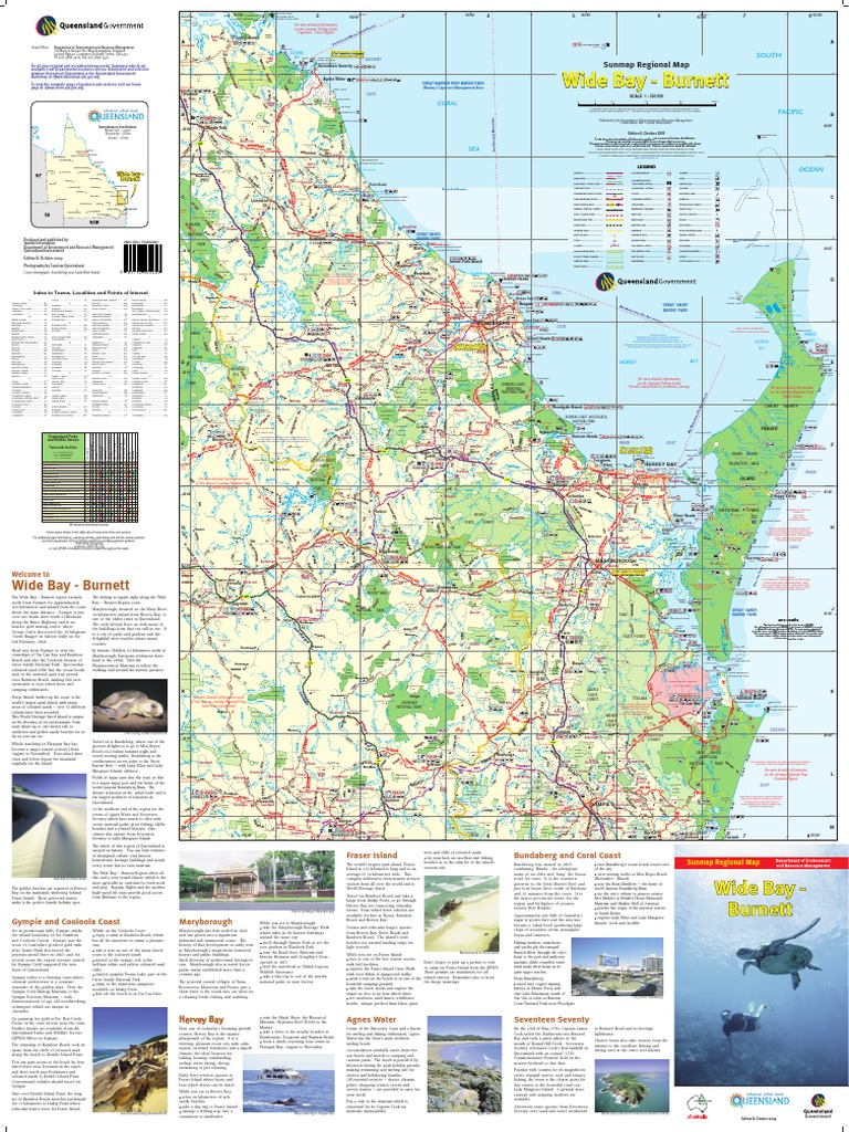 Regional Map Wide Bay Burnett Ed 8 Front 2009 | PDF