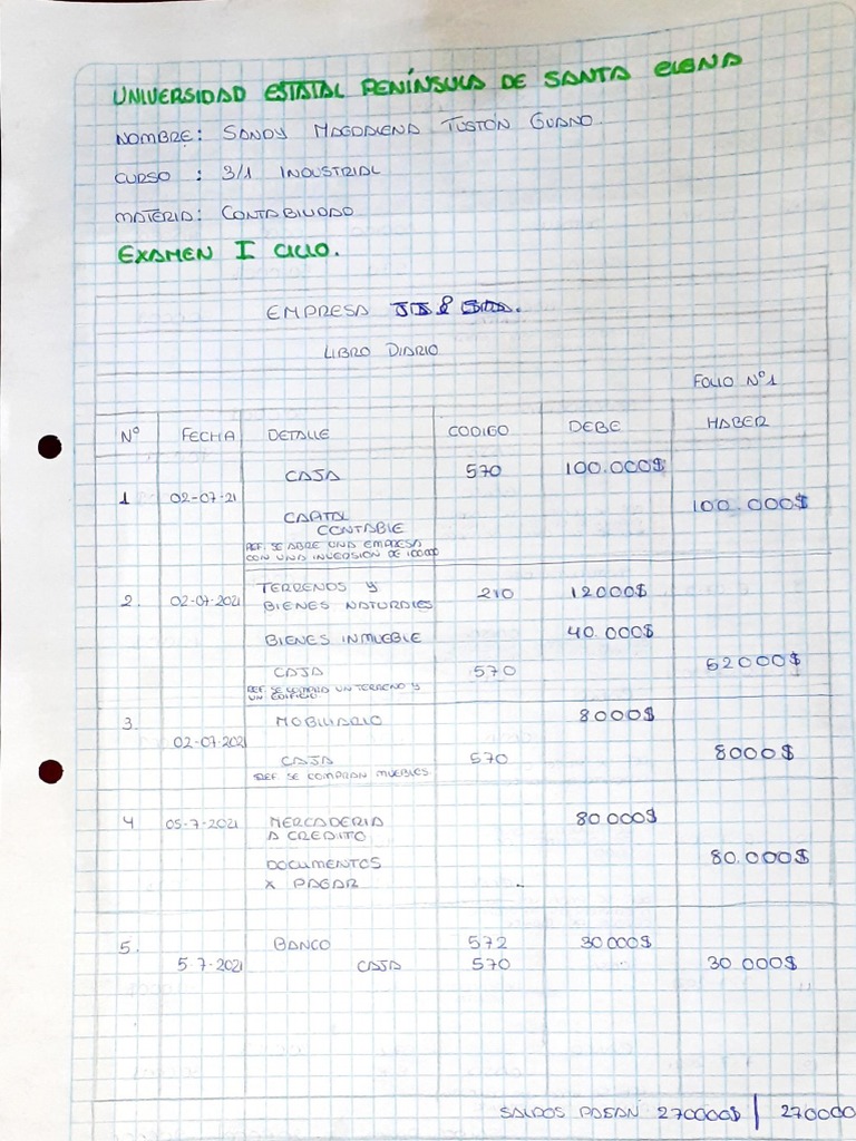 Examen Contabilidad | PDF Examen Contabilidad | PDF