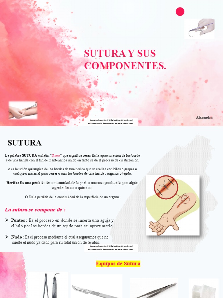 Suturas 1 | PDF | Herida | Sutura Quirúrgica