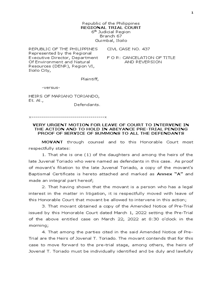 List of Family Toriado | PDF | Lawsuit | Separation Of Powers