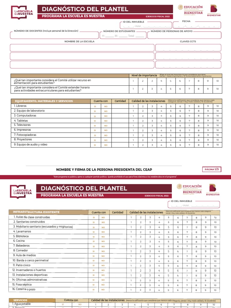 f2wfsHk5O8 03 - LEEN Formato Diagnóstico 2022-05-04 | PDF