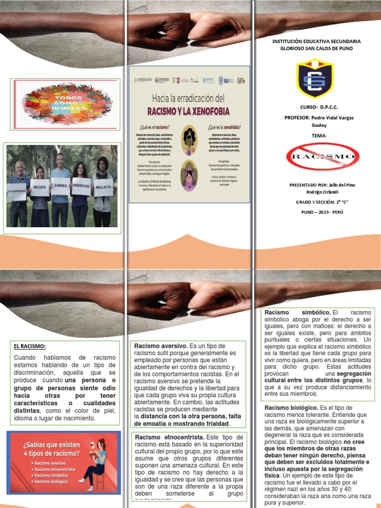 TRIPTICO RACISMO | PDF