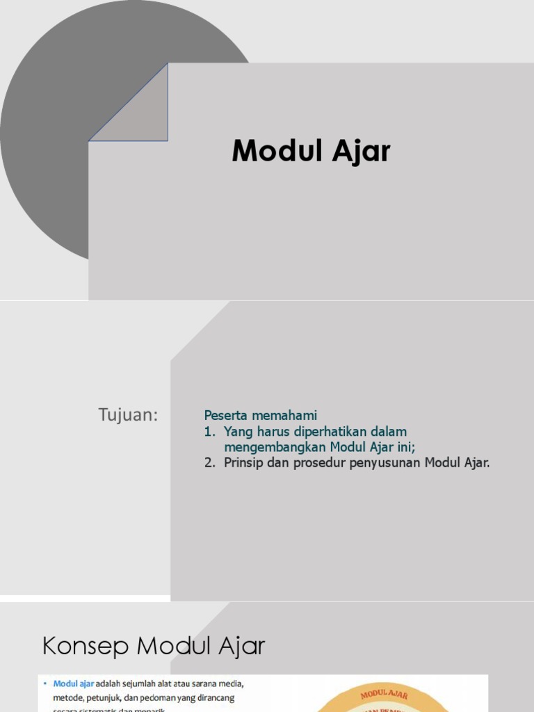 Rancangan Modul Ajar Efektif | PDF | Sains & Matematika