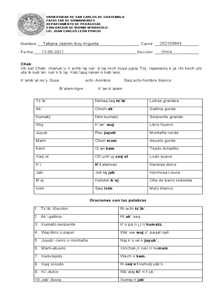 EVALUACIÓN Bloque III Vernaculo | PDF