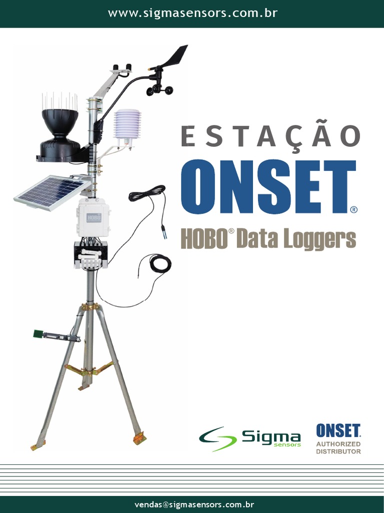 Catalogo Estacao Meteorologica ONSET SIGMA SENSORS v.2022 | PDF | Rede ...