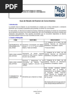 Guía de Estudio Del Examen de Conocimientos, INEGI | PDF | México | Prueba (evaluación)