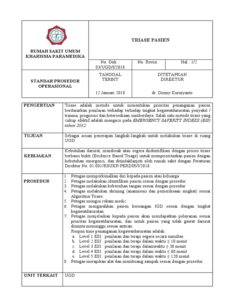 Spo Triase Fix | PDF