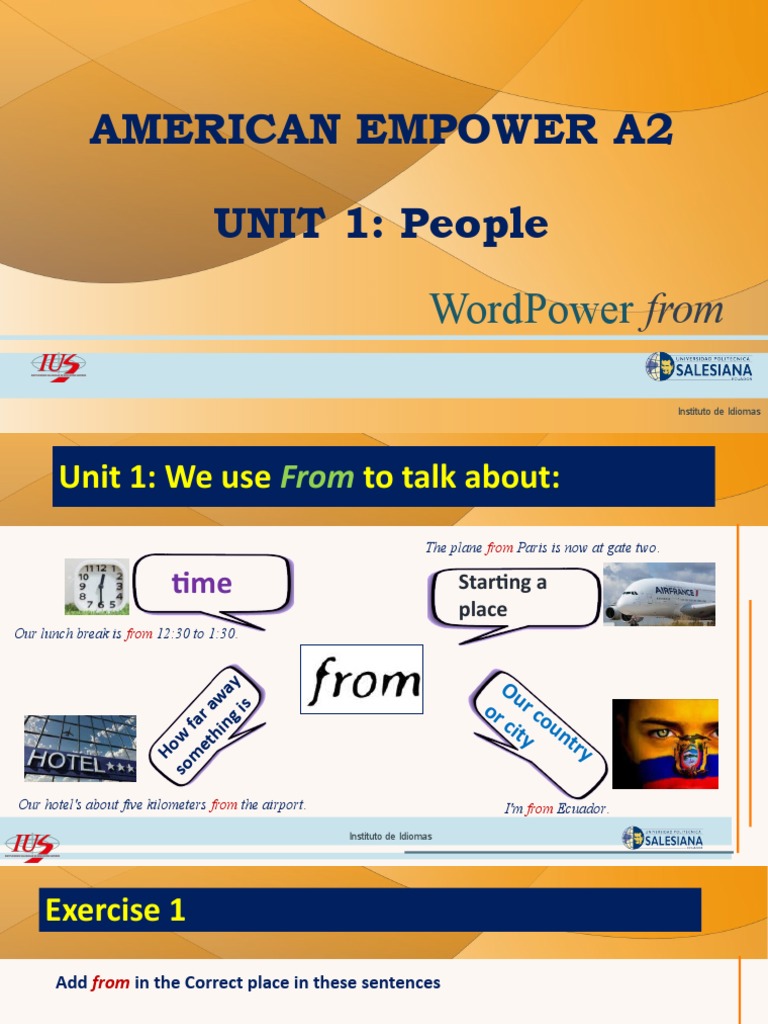 A2 U01 Wordpower Summary | PDF