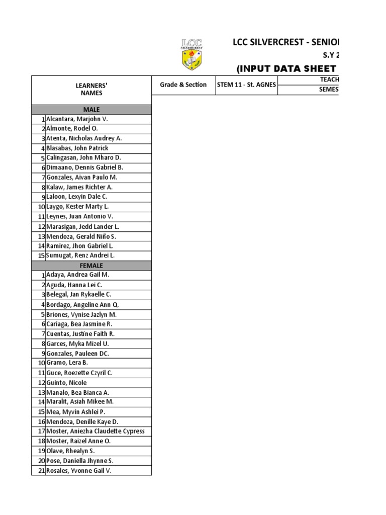 St. Agnes StatProb | PDF