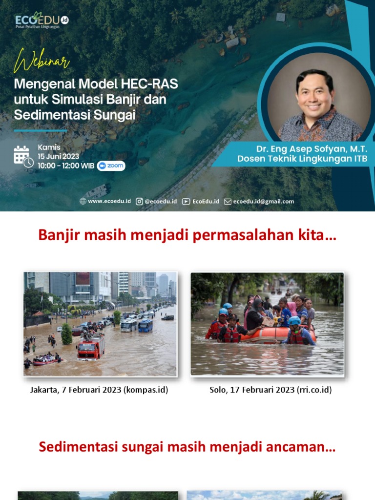 Pemodelan HEC RAS - EcoEdu - Id | PDF