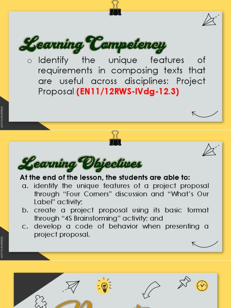 Week 4 - Project Proposal | PDF | Communication | Cognition