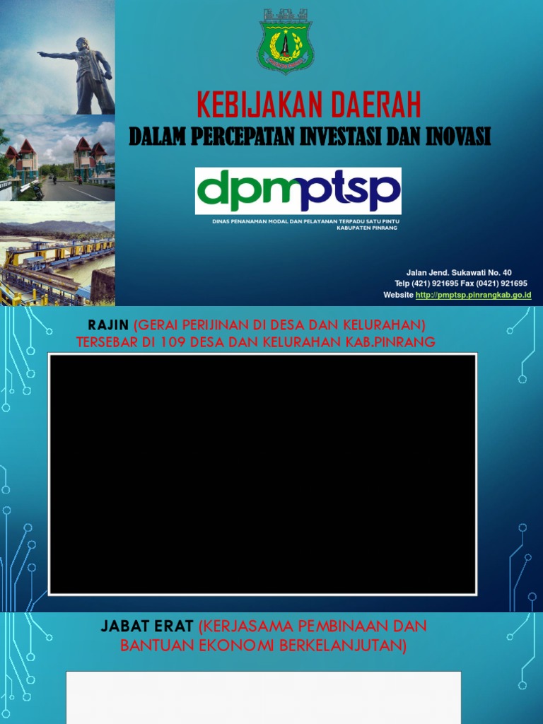 Materi Inovasi Dan Kemudaha Berusaha DPMPTSP Pinrang | PDF