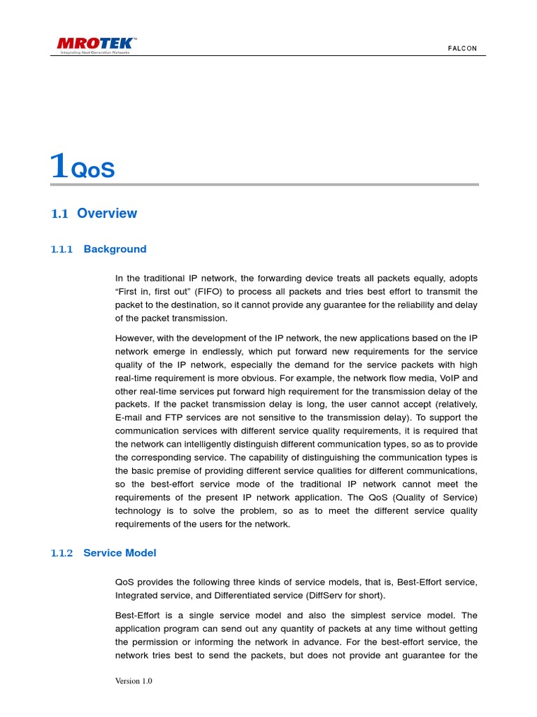 09 QoS | PDF | Computer Network | Network Congestion