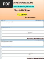 CS402 Mcqs MidTerm by Vu Topper RM | PDF | String (Computer Science) | Mathematics