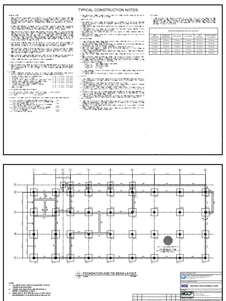 Construction Notes | PDF | Electrical Substation | Electrical Grid