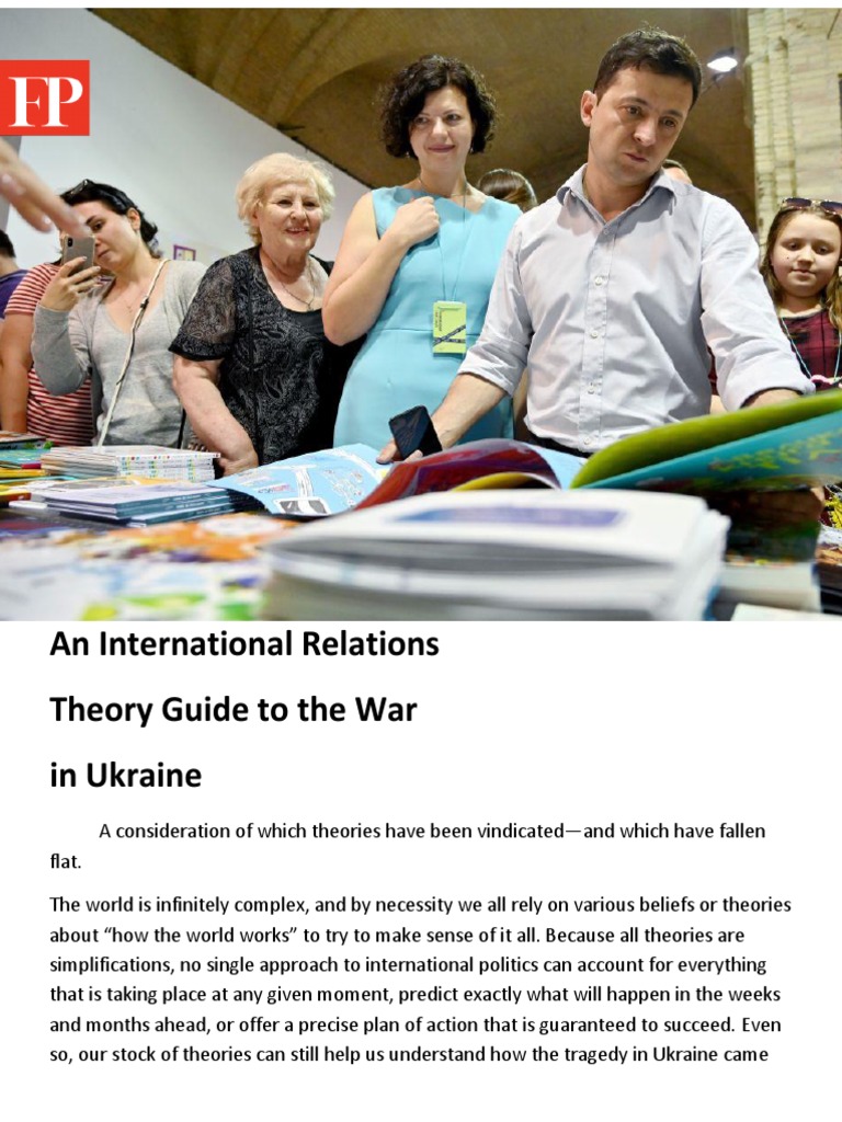 IR Theory Application On Ukraine | PDF | Vladimir Putin | World Politics