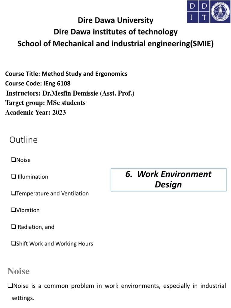 Ergonomics in Work Environment Analysis | PDF | Radiation | Lighting