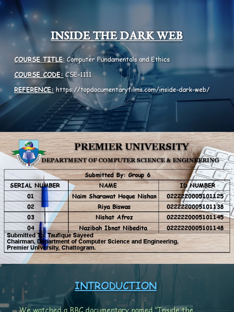 Inside The Dark Web | PDF | World Wide Web | Internet & Web