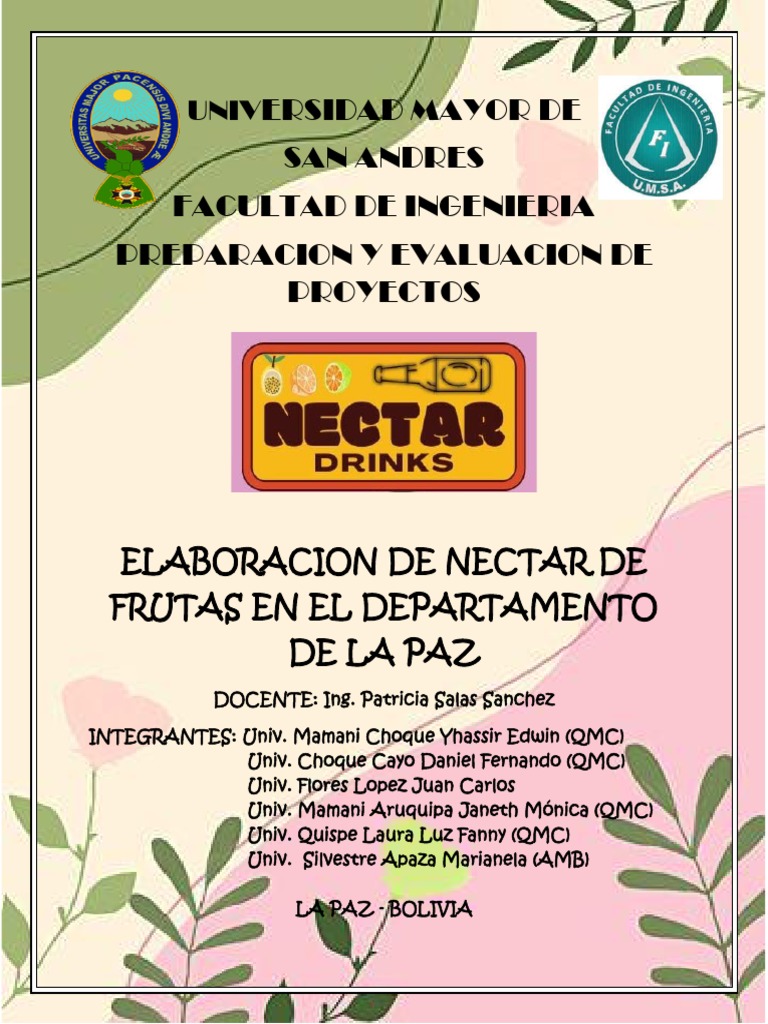 Nectar Drinks | PDF