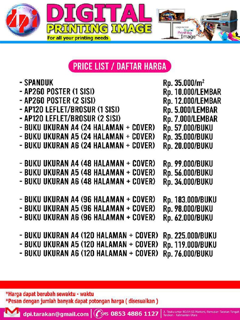 Data Dukung Brosur Promkes | PDF