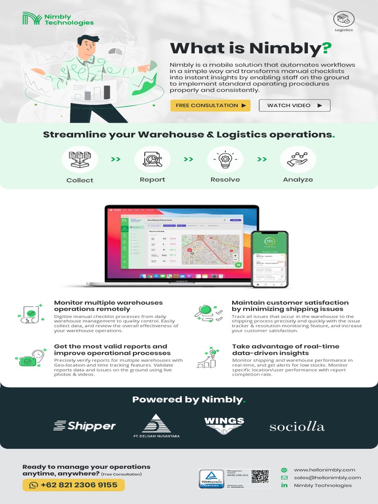 (EN) Logistics One Pager | PDF | Warehouse | Logistics