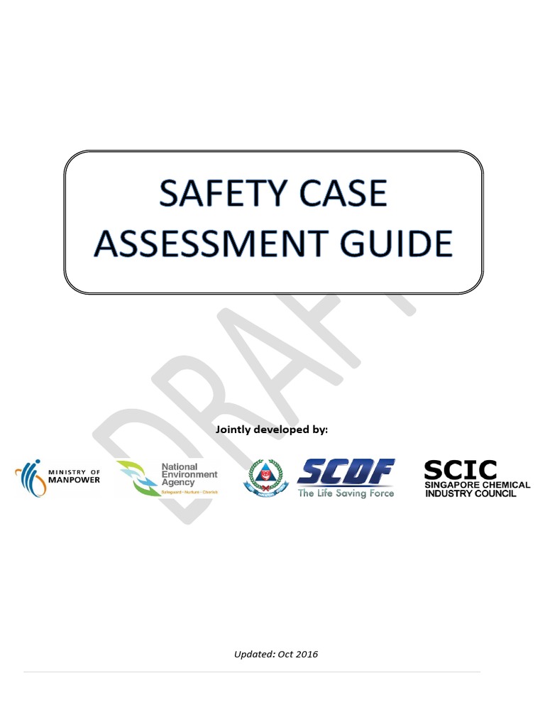 Safety Case Assessment Guide - (MOM, NEA, SCDF, SCIC) - 2016 | PDF | Dangerous Goods | Risk