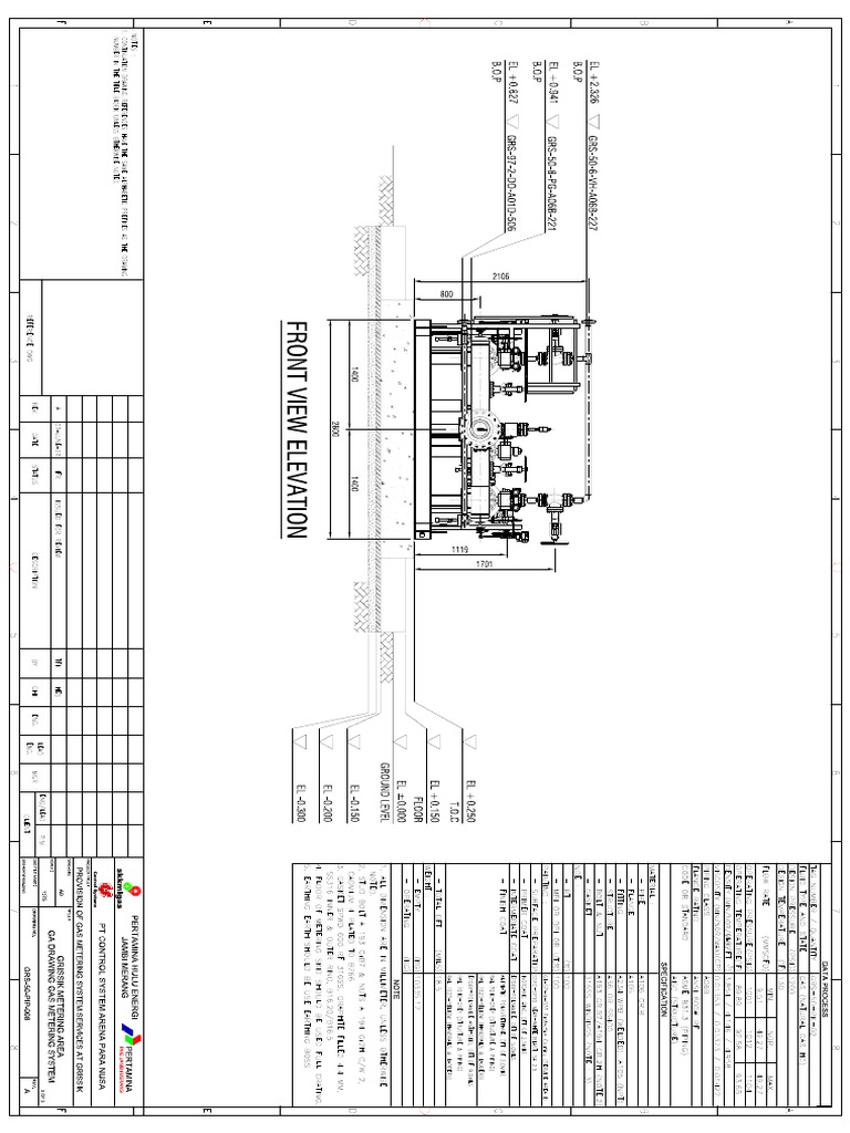 Grs-50-Pip-008 - General Arrangement Drawing - Gas Metering System ...