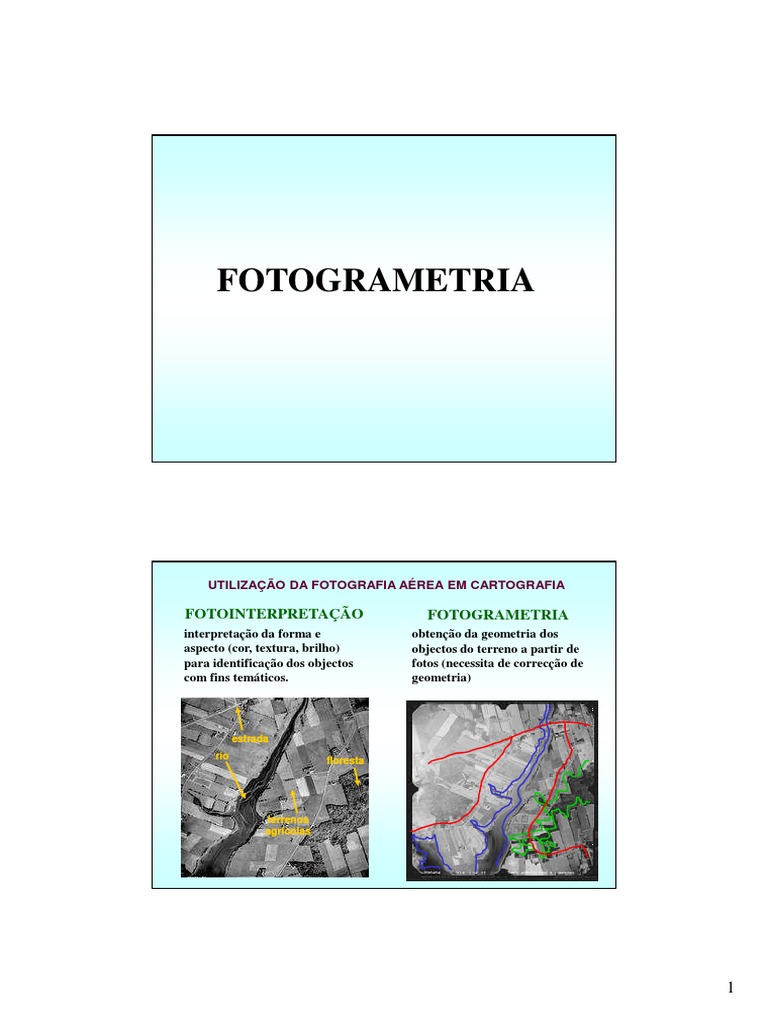 FOTOGRAMETRIA | PDF