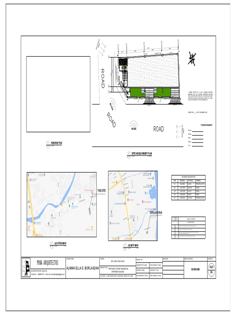 A 1 - Borlagdan Almina Ella Bsarch 3a Acad01 Final Project A1 | Download Free PDF | Cartography ...