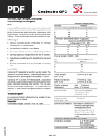 Fosroc Conbextra GP2 TDS | PDF
