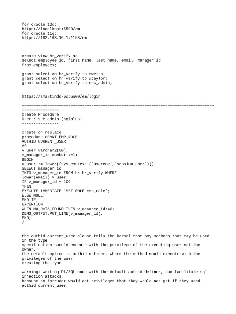 Oracle Database 12c Pdf Pl Sql Databases