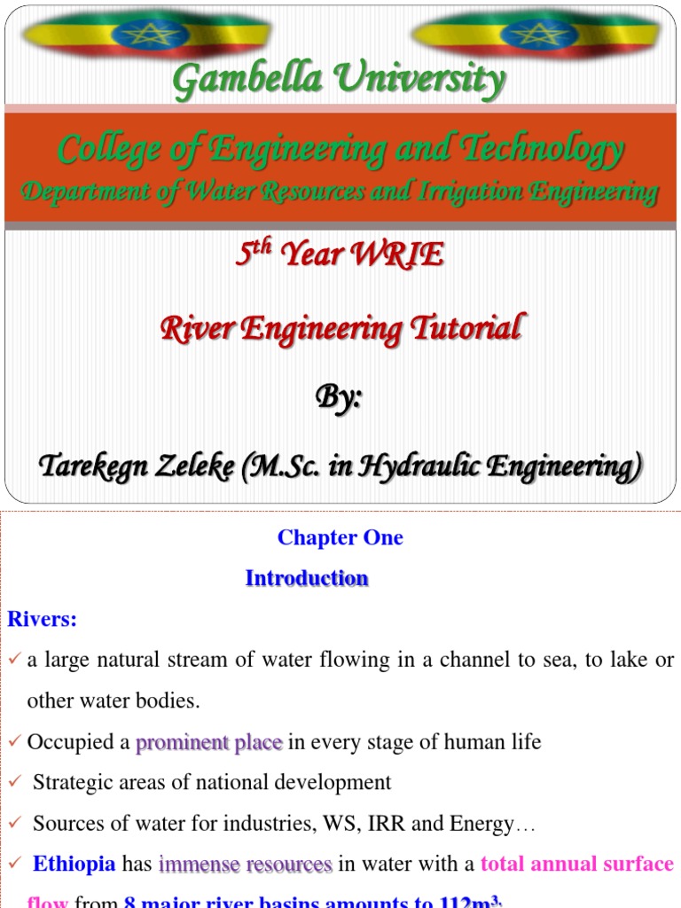 River Engineering 5th Yr WRIE (0) | PDF